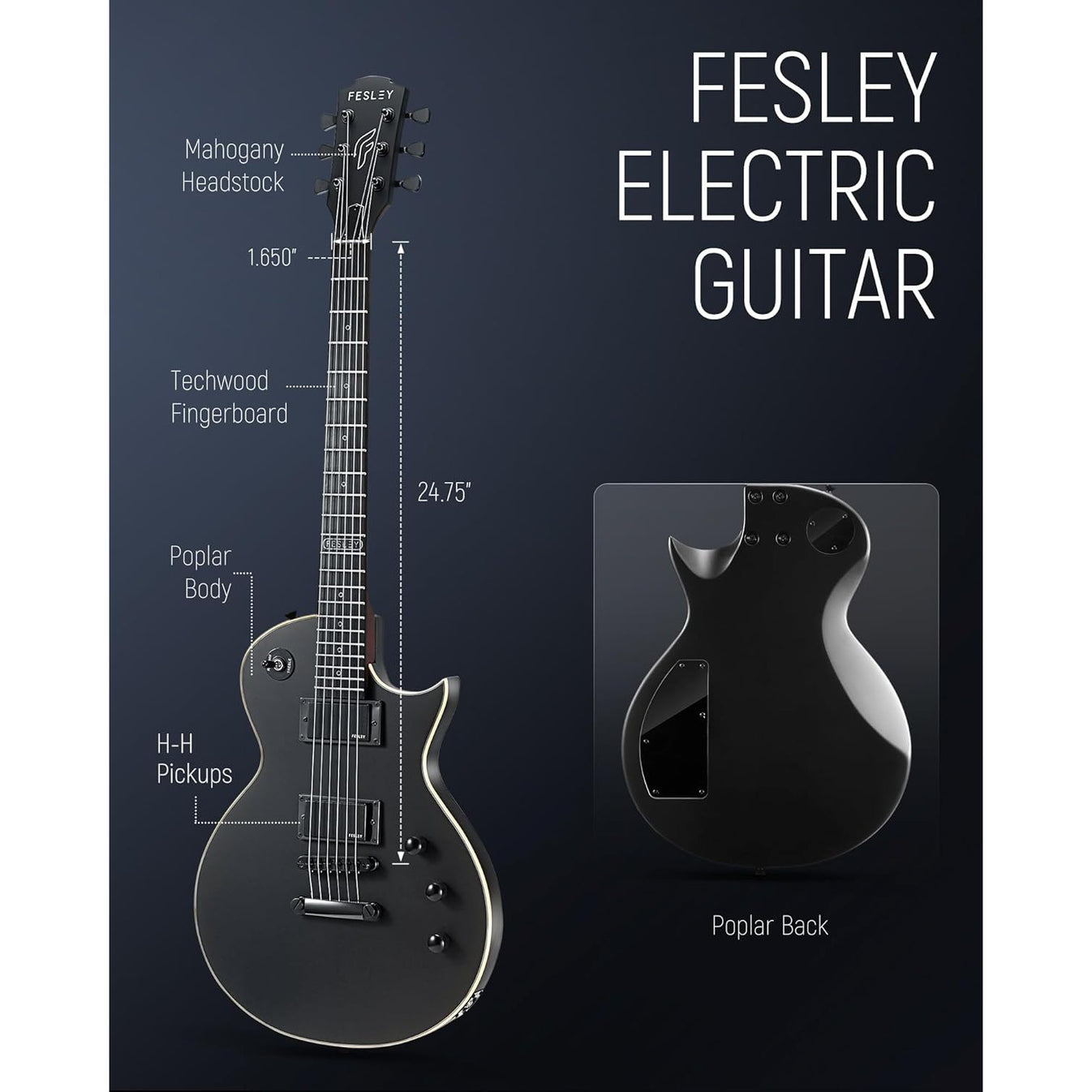 Đàn Guitar Điện Fesley FLP350 | Đàn Guitar Điện Giá Rẻ – Việt Music