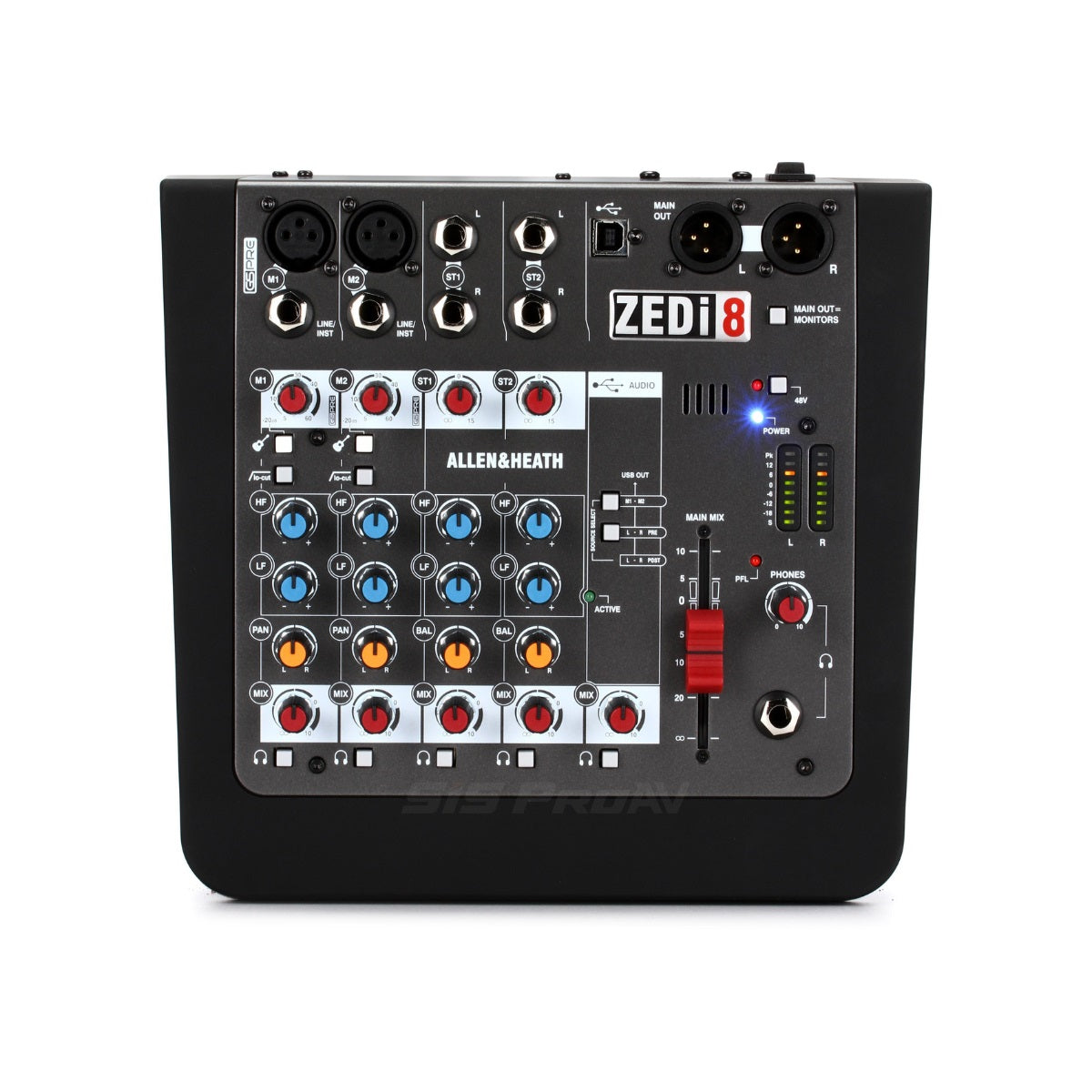 Mixer Allen & Heath ZEDi-8 Compact 8-Channel Analog – Việt Music