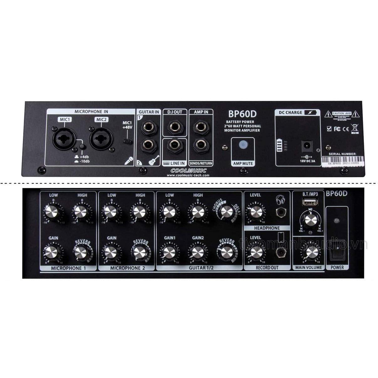 Amplifier Cool Music BP-60D, Combo 120W – Việt Music