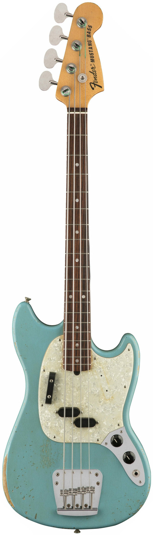 Đàn Guitar Bass Fender JMJ Road Worn Mustang Bass S, Rosewood Fingerbo ...