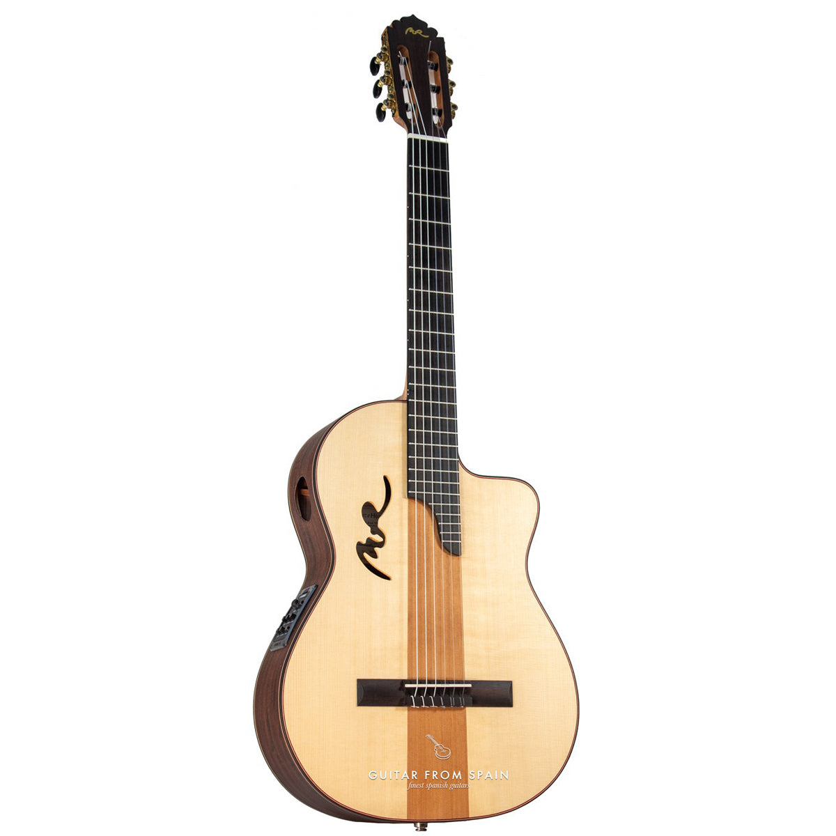 Đàn Guitar Classic Manuel Rodriguez B CUT Boca MR Sol Y Sombra W/Case ...
