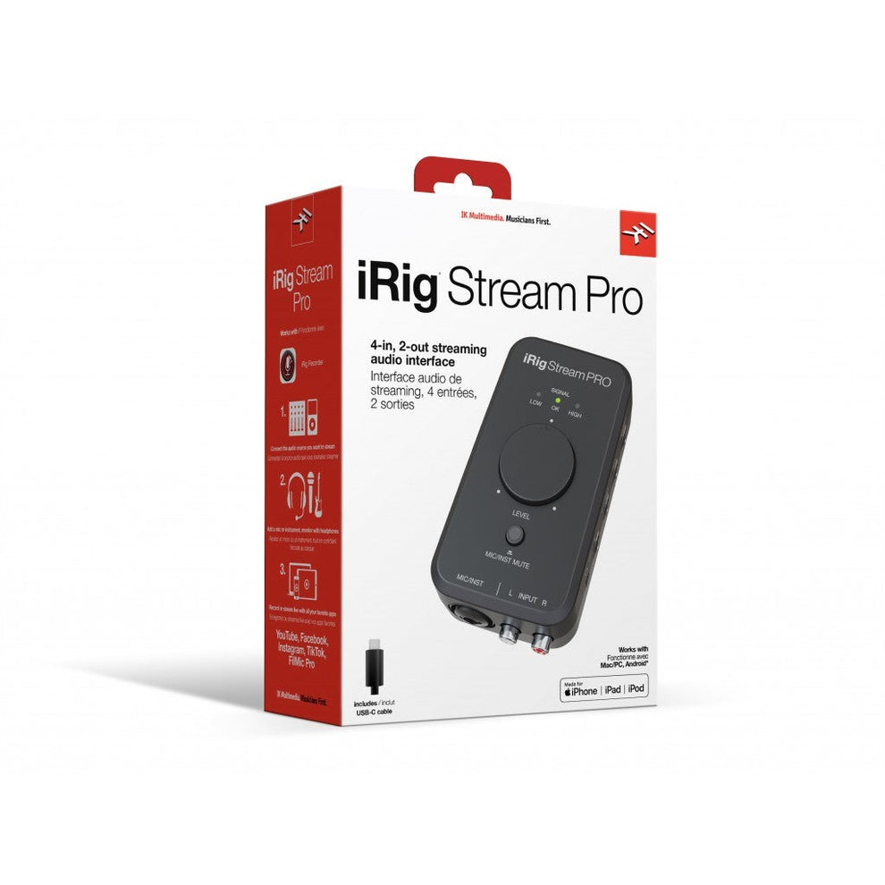 Thiết Bị Thu Âm IK Multimedia IRig Stream Pro - Streaming Audio Interf ...
